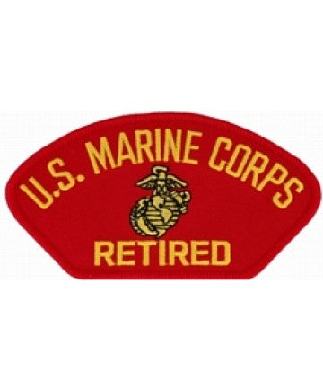 US Marine Corps Retired Insignia Red Patch – Design-Apparel.com