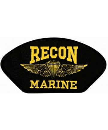 US Marine Recon Insignia Black Patch – Design-Apparel.com